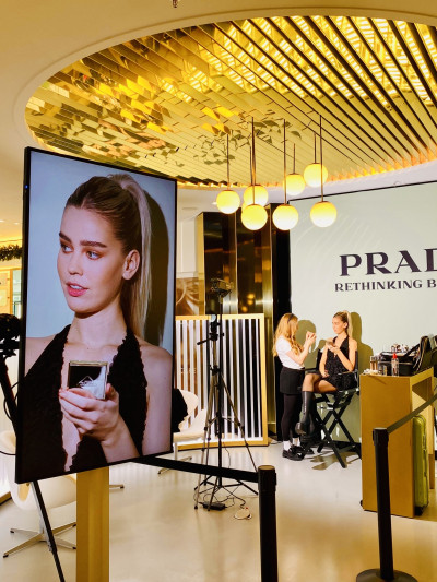 Catering auf einem Event von PRADA durch GOOSE Gourmet Catering.